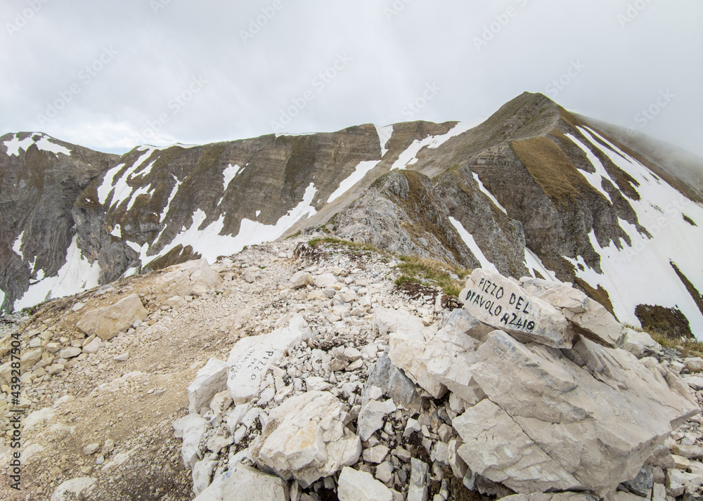 Monte Redentore and Pilato lake (Italy) - The landscape summit of Mount ...