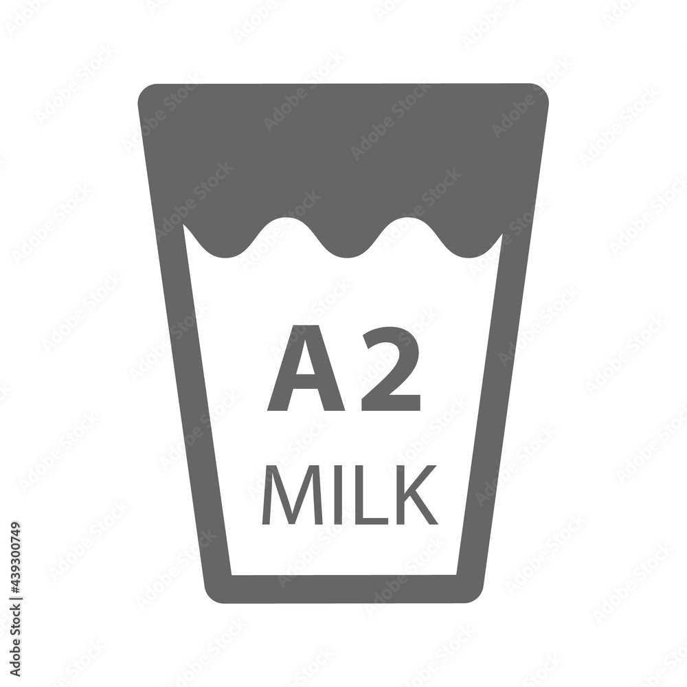 A2 milk logo Stock Vector | Adobe Stock