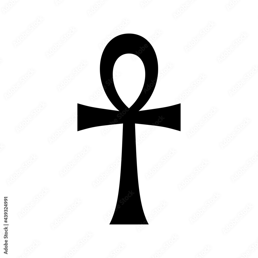 Coptic cross Ankh. Ancient Egyptian religious symbol. The key of life ...