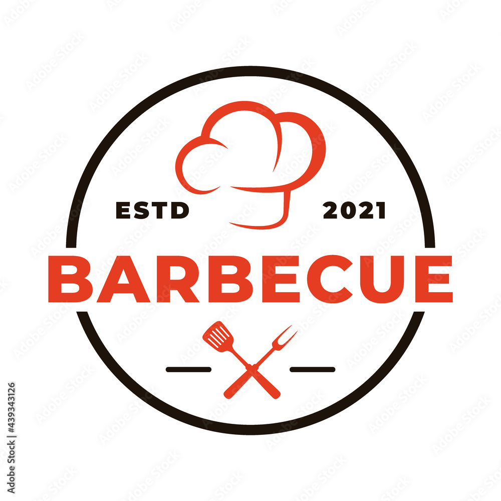 BBQ Logo design. Barbecue Logo Vector Inspiration Stock Vector | Adobe ...
