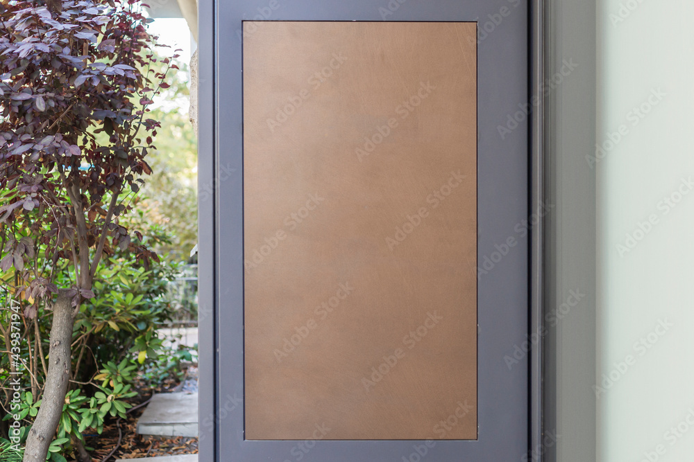 Blank store signage sign design mockup isolated, Clear shop template ...