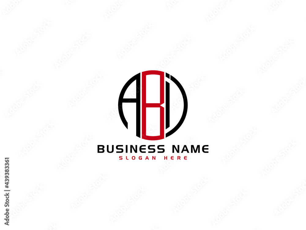 Letter ABI Logo Icon Vector Image Design For All Business Stock Vector ...