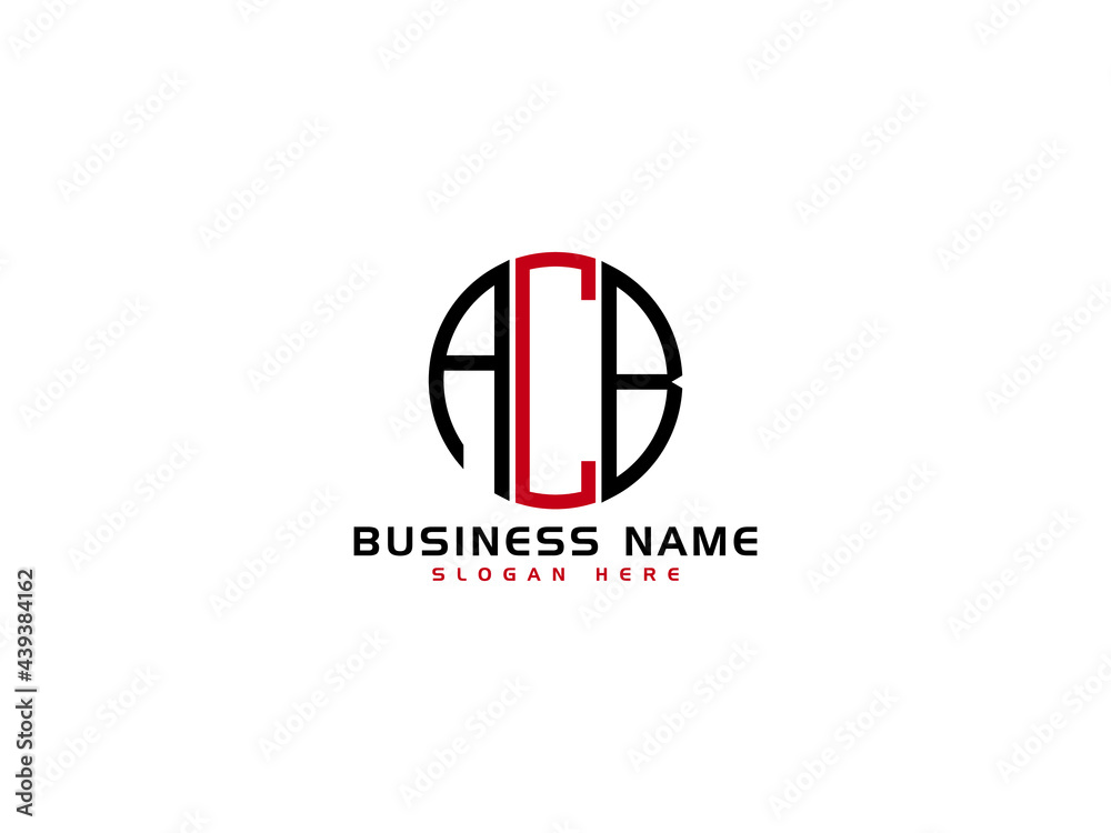 Letter ACB Logo Icon Vector Image Design For All Business Stock Vector ...