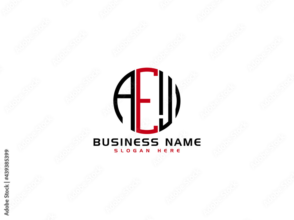 Letter AEJ Logo Icon Vector Image Design For All Business Stock Vector ...