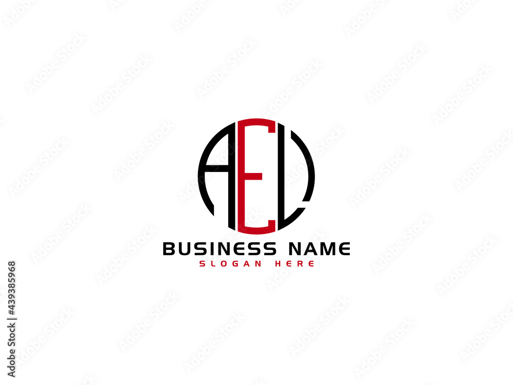 Letter AEL Logo Icon Vector Image Design For All Business Stock Vector ...