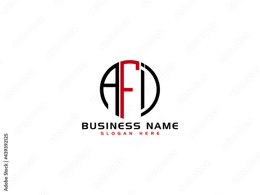 Letter AFI Logo Icon Vector Image Design For All Business Stock Vector ...