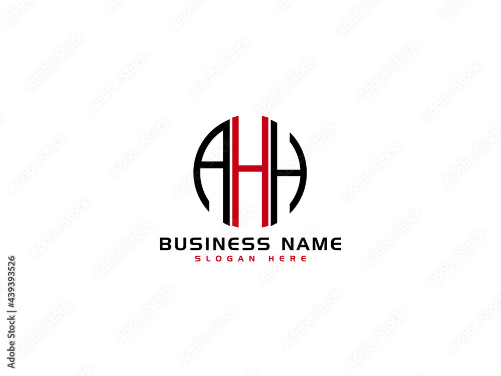 Letter AHH Logo Icon Vector Image Design For All Business Stock Vector ...
