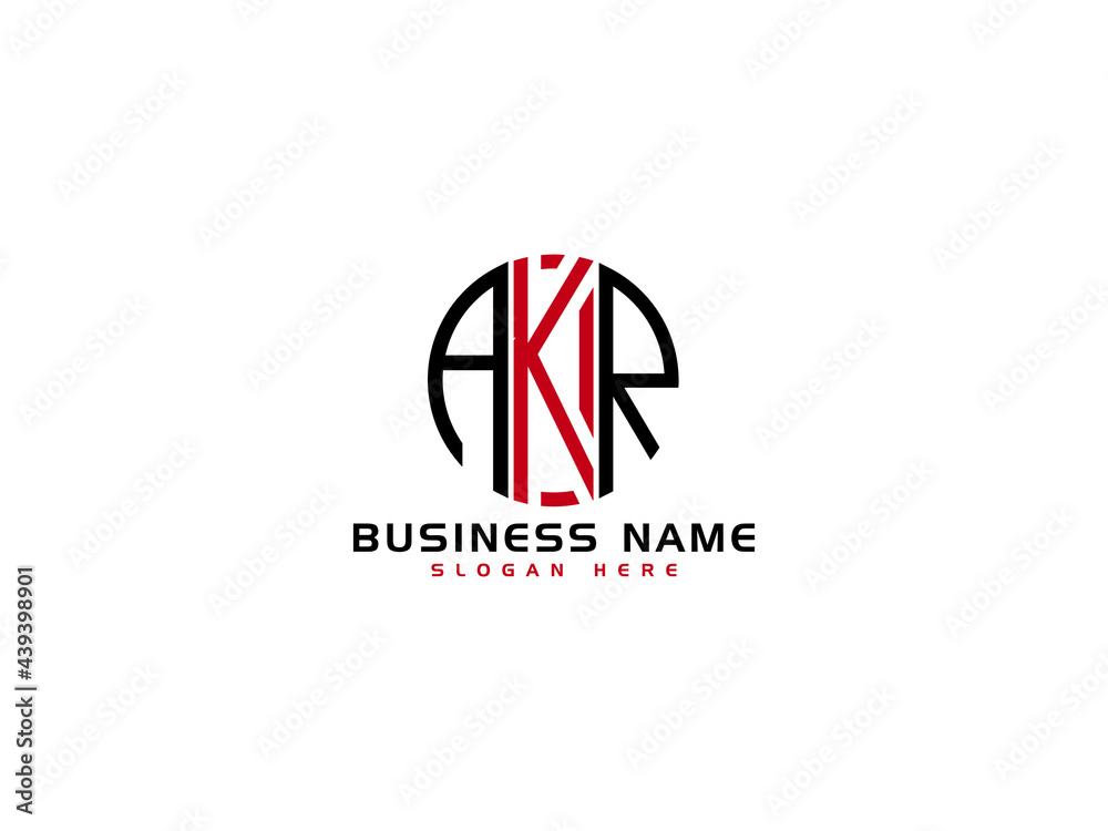 Letter AKR Logo Icon Vector Image Design For All Business Stock Vector ...