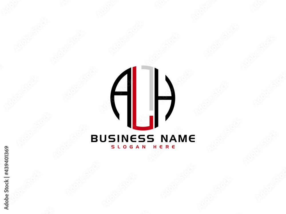 Letter ALH Logo Icon Vector Image Design For All Business Stock Vector ...