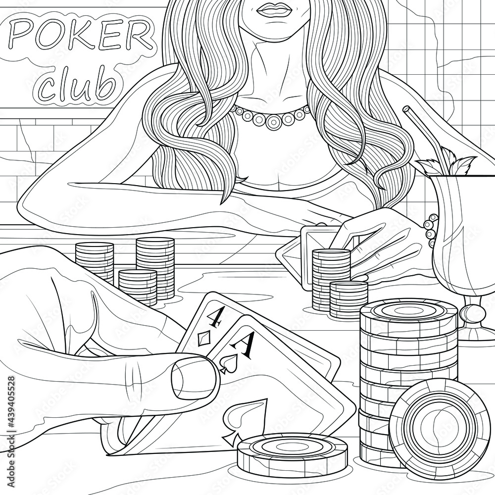 Adults Playing Poker