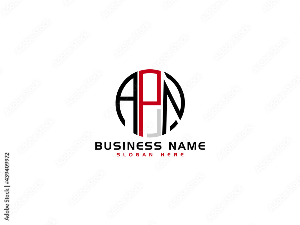 Letter APN Logo Icon Vector Image Design For All Business Stock Vector ...
