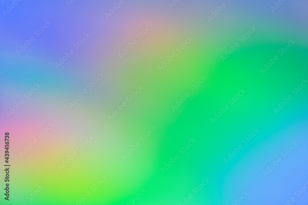 Blurred rainbow light refraction texture overlay effect for photo and ...