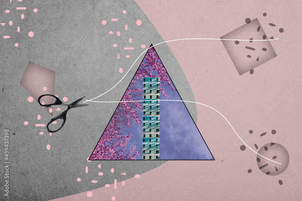 collage and digital illustration, spring time theme Stock Photo | Adobe ...