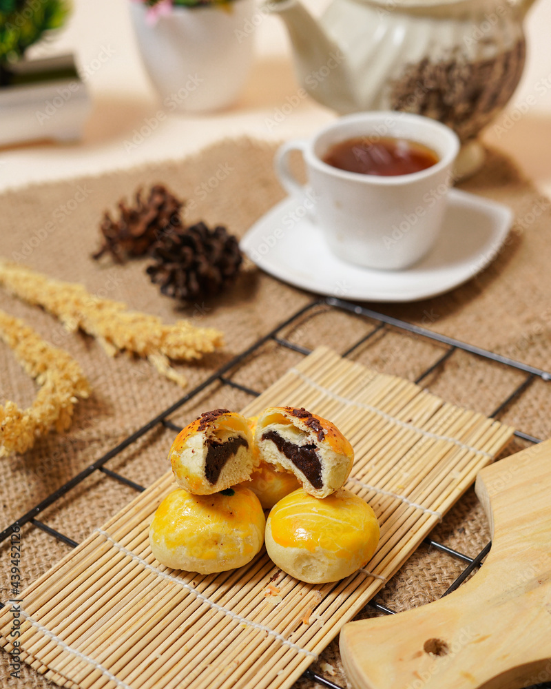 This pia tape cake, which is made using the main ingredient of sticky ...