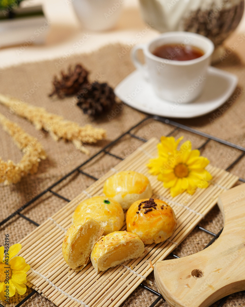 This pia tape cake, which is made using the main ingredient of sticky ...