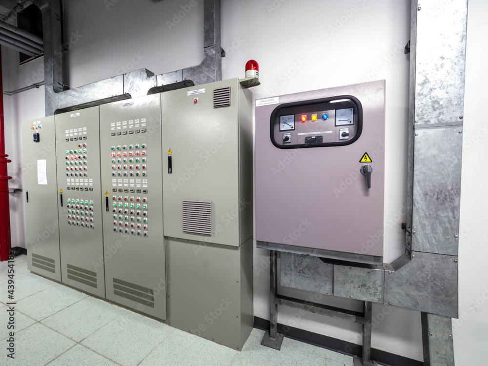 control panel of HVAC systems in power plant. Stock Photo | Adobe Stock