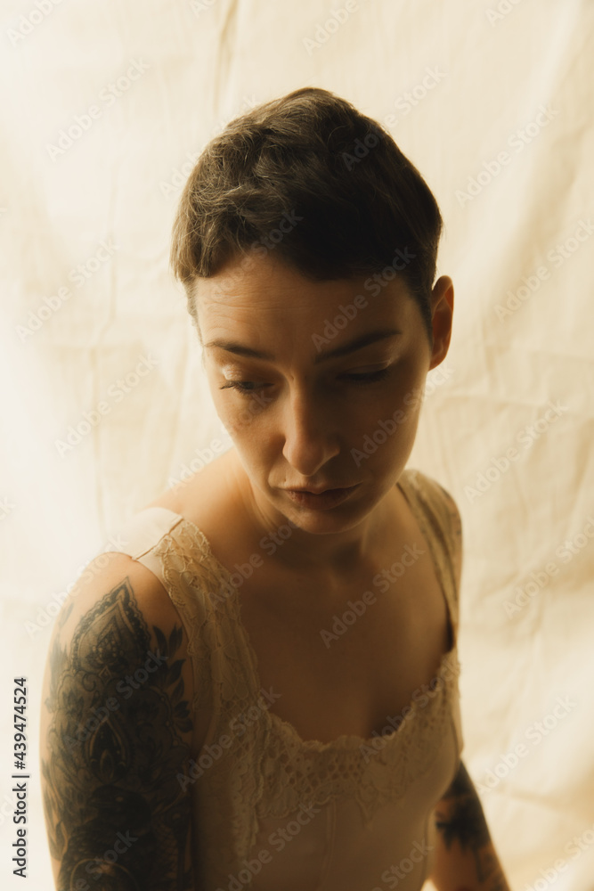 androgynous portrait. Stock Photo | Adobe Stock
