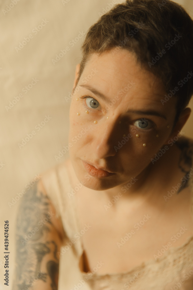 androgynous portrait. Stock Photo | Adobe Stock