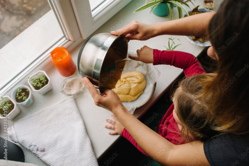 Cooking pie Stock Photo | Adobe Stock