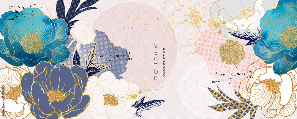 Asian background ,Oriental Japanese style abstract pattern background ...