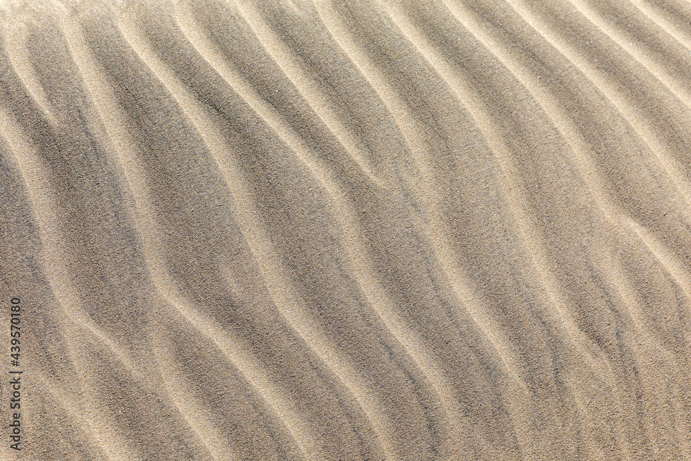 Ripples in the sand Stock Photo | Adobe Stock