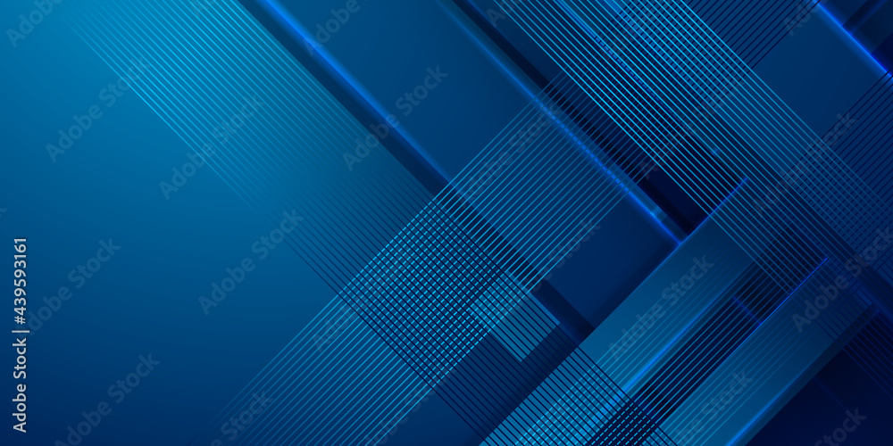 Abstract background in blue colors. Modern 3d blue business ...