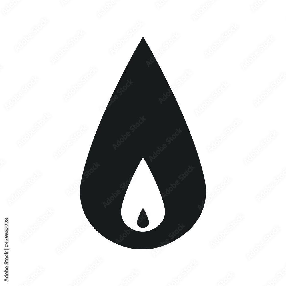 liquid drops icons symbol vector elements for infographic web Stock ...