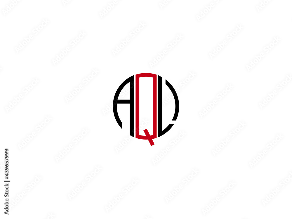 Letter AQL Logo Icon Vector Image Design For All Business Stock Vector ...