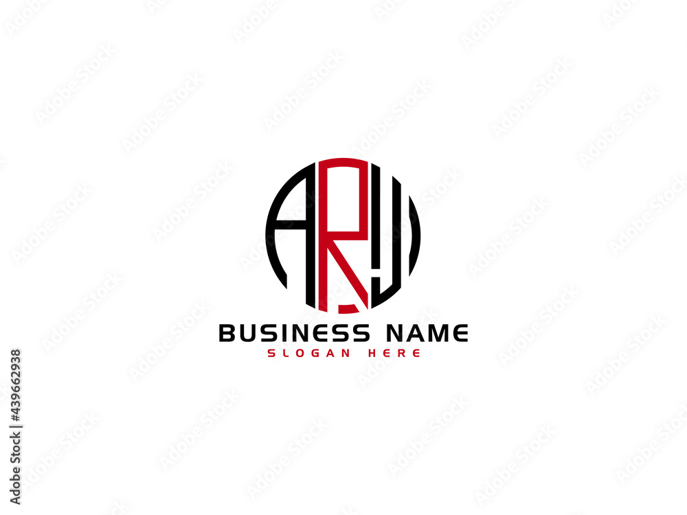 Letter ARJ Logo Icon Vector Image Design For All Business Stock Vector ...