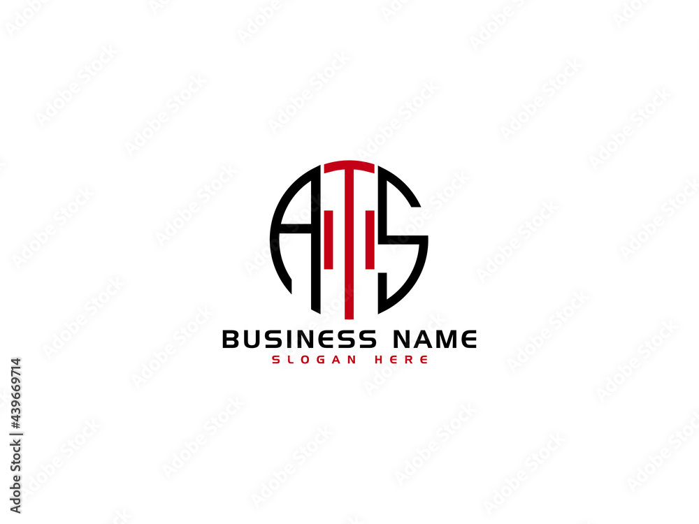 Letter ATS Logo Icon Vector Image Design For All Business Stock Vector ...