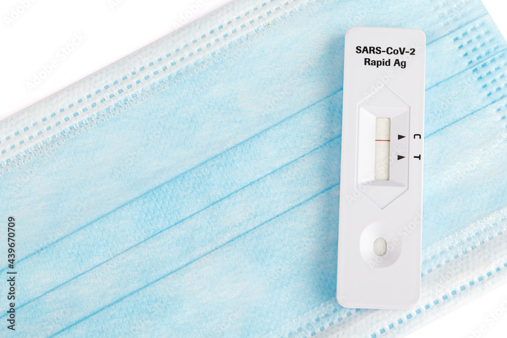 Zdjęcie Stock: Protect yourself. Negative covid test. Covid-19 has not ...