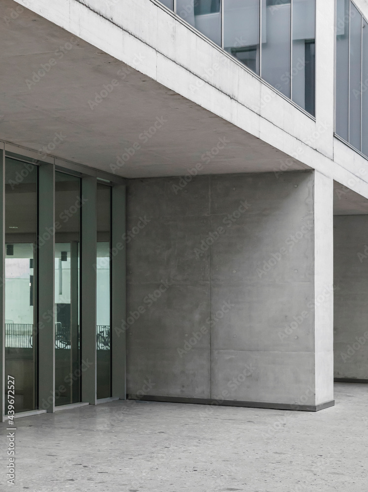 contemporary and minimal architecture building Stock Photo | Adobe Stock