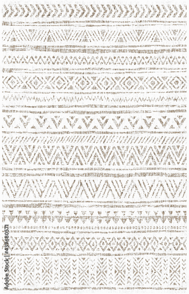 Carpet bathmat and Rug Boho style ethnic design pattern with distressed ...