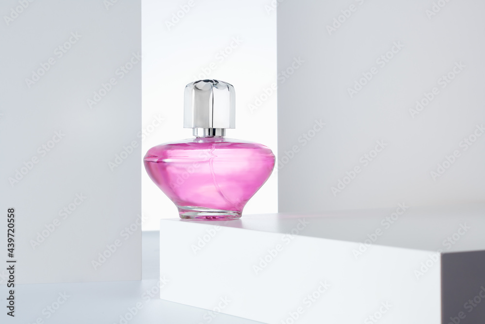 Pink Perfume Bottle Stock Photo | Adobe Stock
