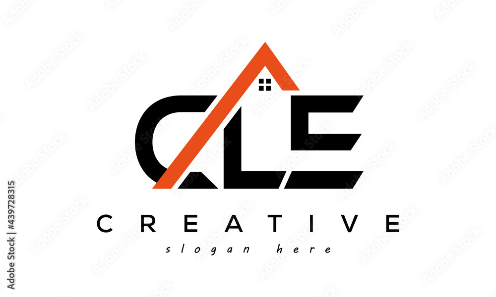CLE letters real estate construction logo vector Stock Vector | Adobe Stock