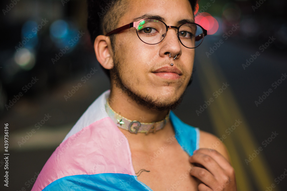 Gay and transgender identity portrait Stock Photo | Adobe Stock
