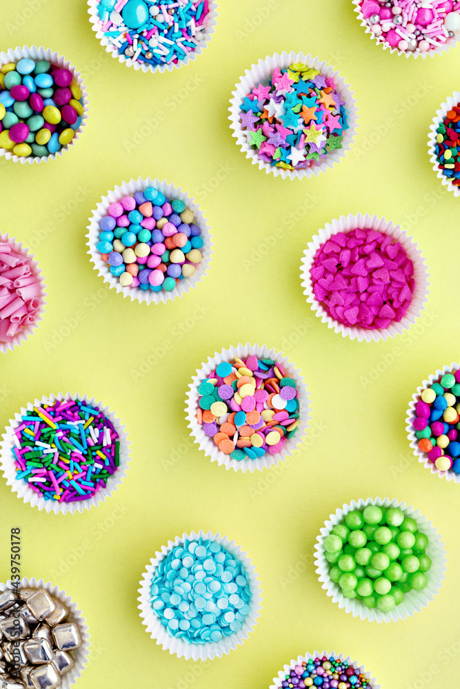Cake sprinkles background Stock Photo | Adobe Stock