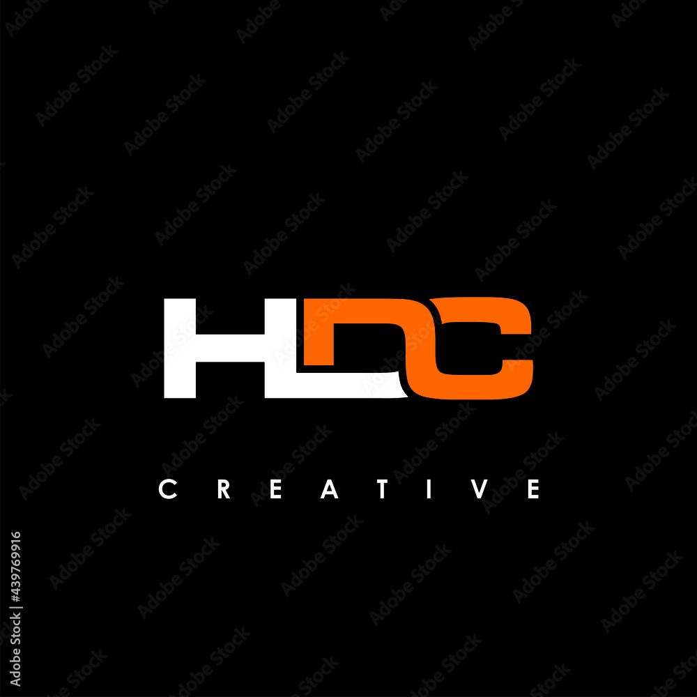 HDC Letter Initial Logo Design Template Vector Illustration Stock ...