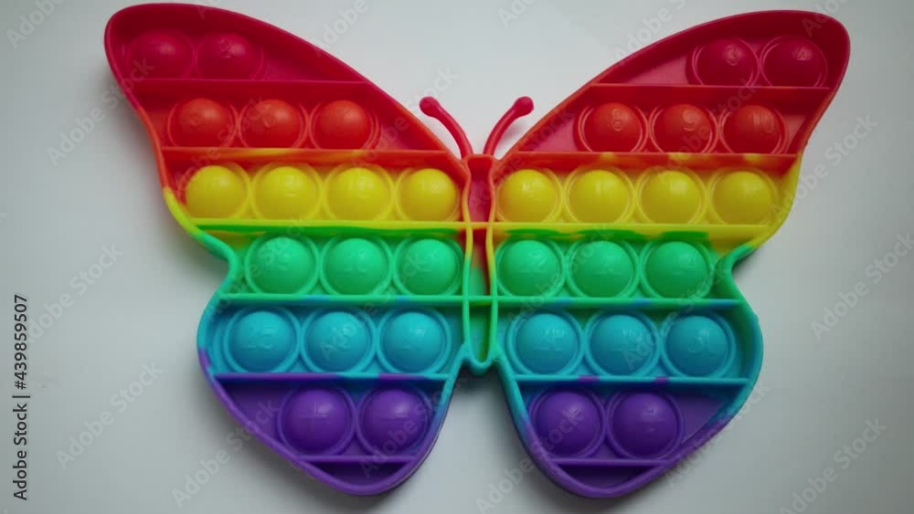 Anti-stress silicone toy Pop it: relief tactile entertainment in the ...