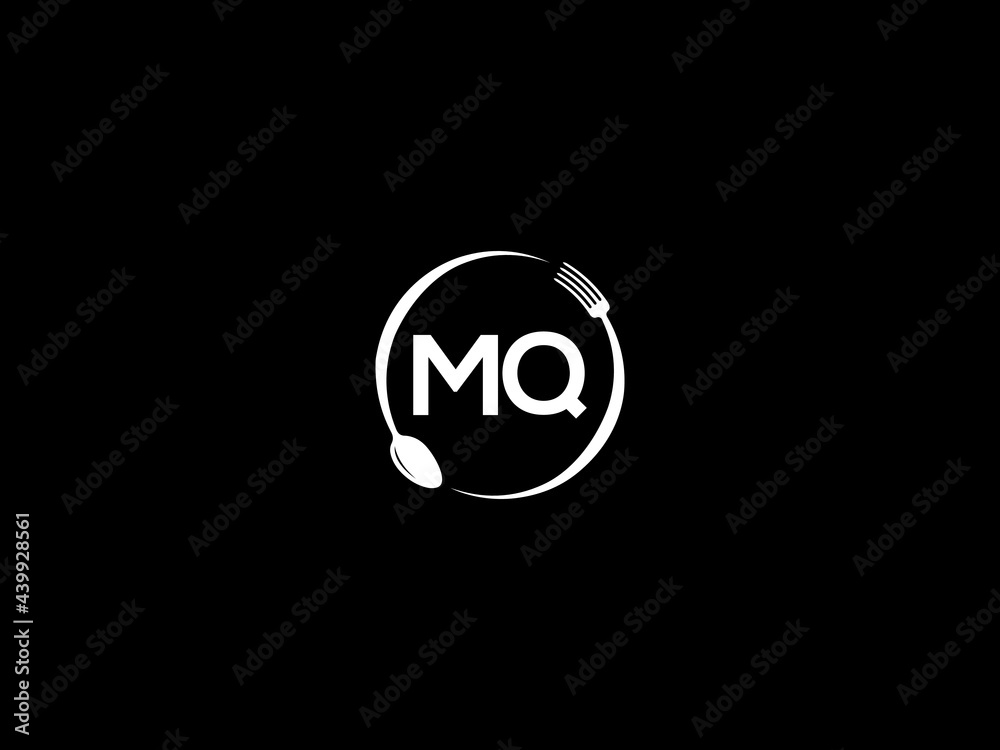 Letter MQ Logo, restaurants mq logo icon vector for modern kitchen ...