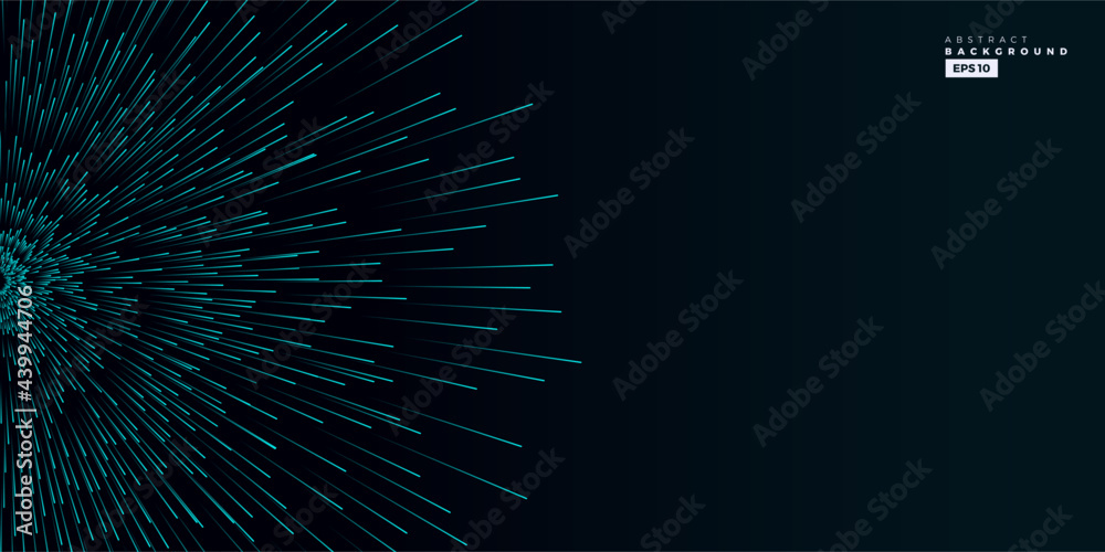 Abstract vector explosion lines equalizer circular shape isolated ...