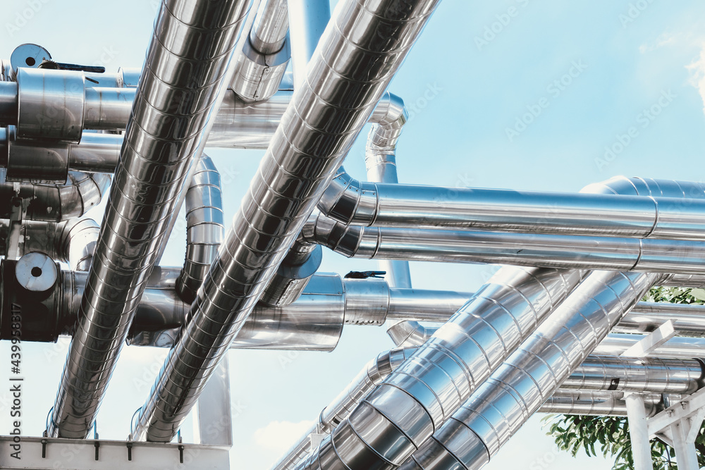 Cooling Chiller or Steam Pipeline and Insulation of Manufacturing in ...