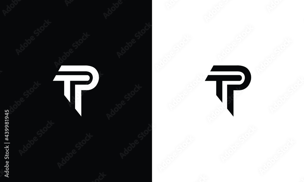 TP Abstract initial letter alphabet logo design Stock Vector | Adobe Stock