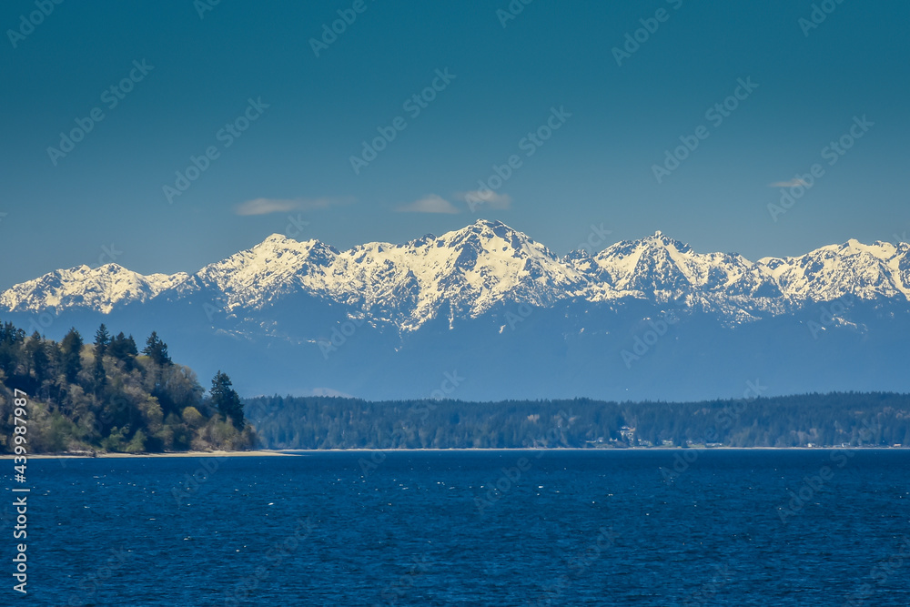 Chambers Bay, Tacoma, Washington. USA. Stunning Stunning view of the ...