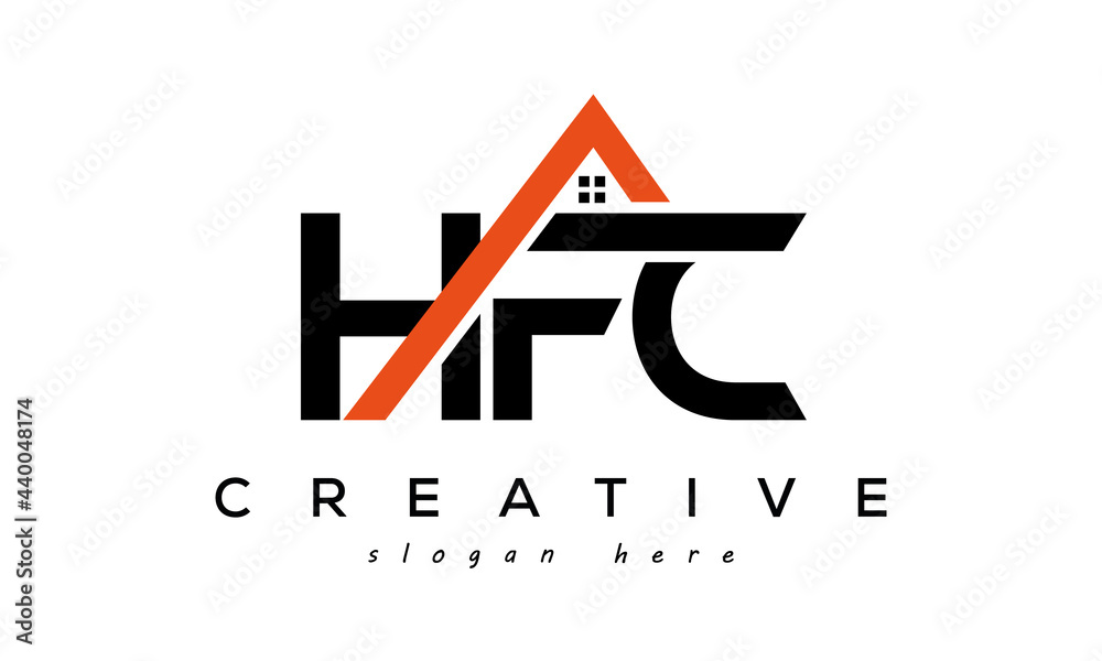 HFC letters real estate construction logo vector Stock Vector | Adobe Stock