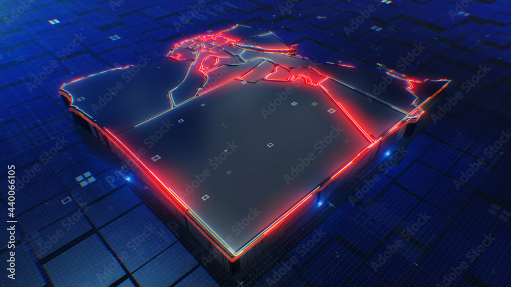 Egypt map digital background 4k Stock Illustration | Adobe Stock