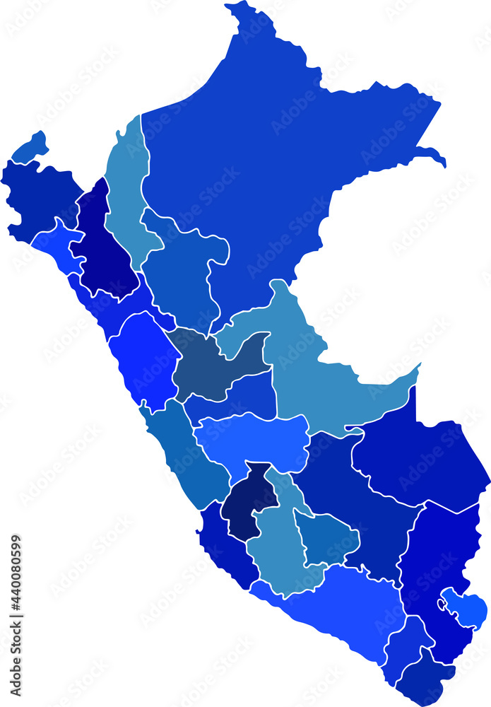 mapa de peru sudamerica Stock ベクター | Adobe Stock