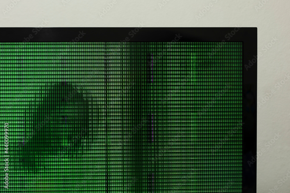 image displayed on the TV screen has problem due to malfunction of ...