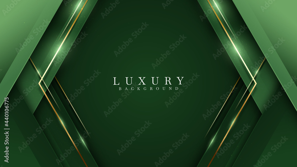 Green Vector 3d Background