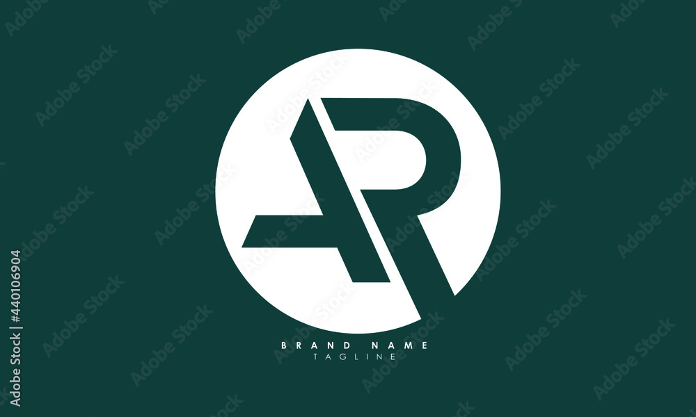 Alphabet letters Initials Monogram logo AR, RA, A and R Stock Vector ...